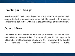 Blood Collection Tubes | PPTX