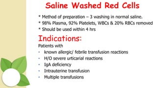 Blood component | PPTX