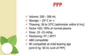 Blood component | PPTX