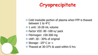 Blood component | PPTX