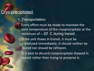 Blood component & its QC | PPT