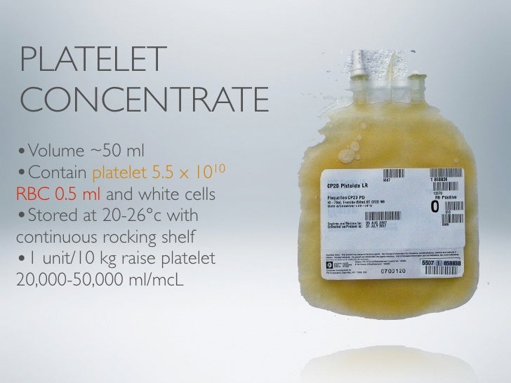 Rational use of blood component