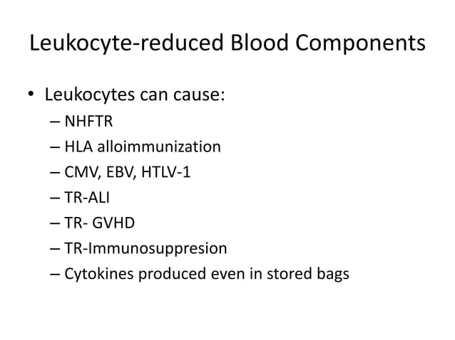 Blood component preparation blood banking | PPTX