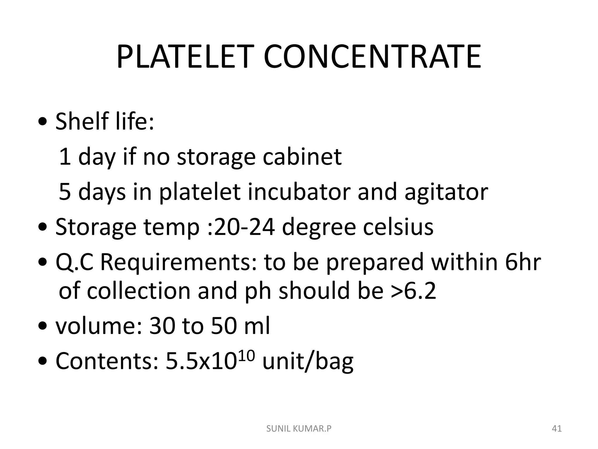 Blood component preparation | PPTX