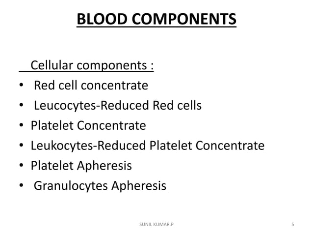 Blood component preparation | PPTX | Blood Disorders | Diseases and ...
