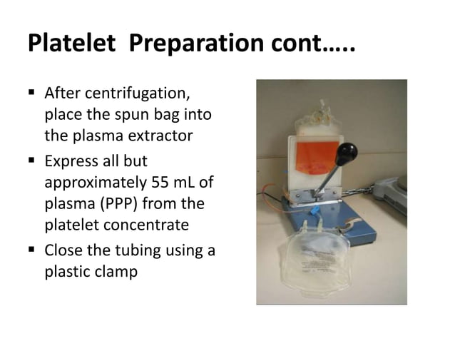 BLOOD TRANSFUSION COMPONENT PREPARATION.ppt | Blood Disorders ...