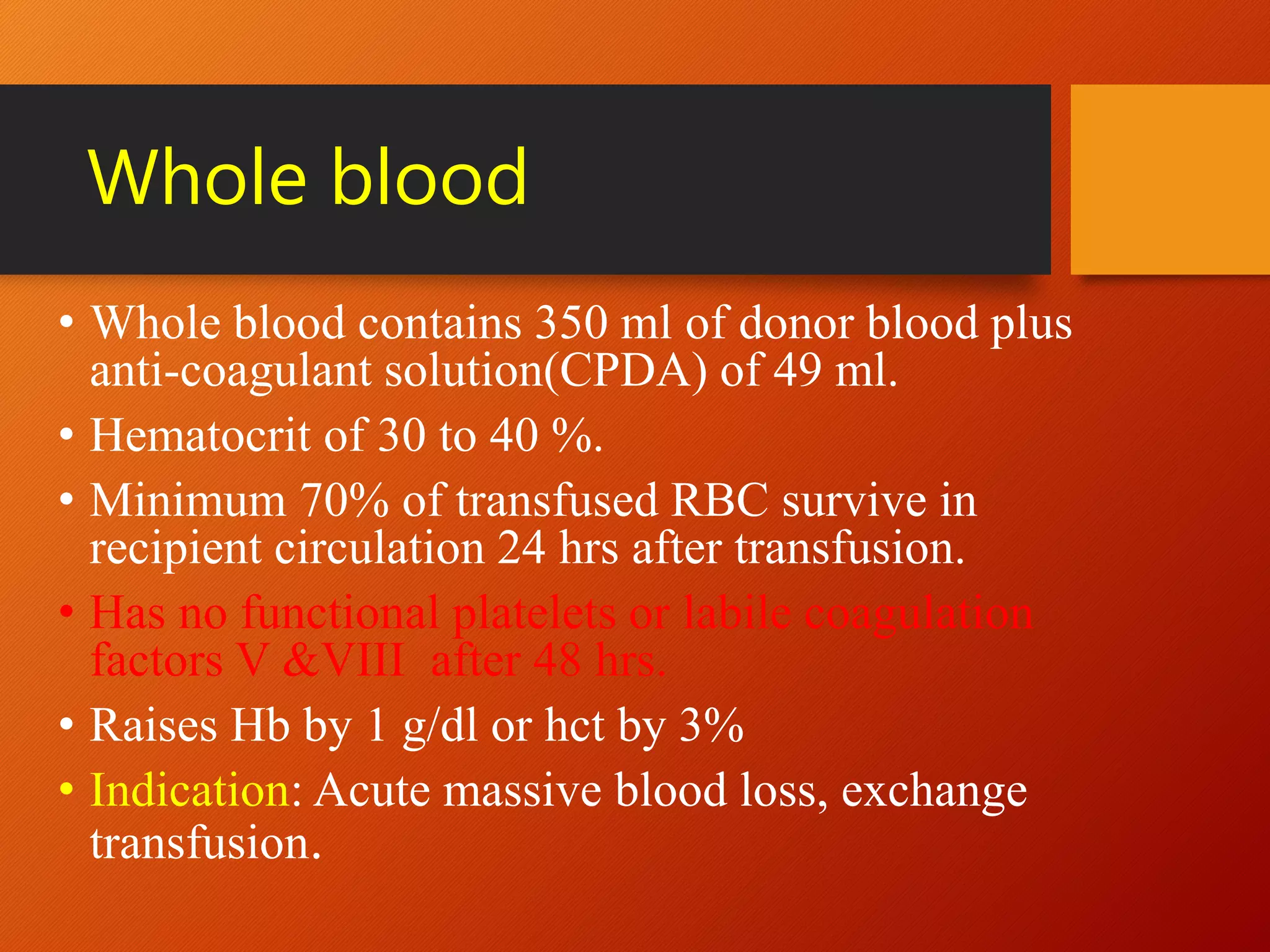 Blood component – Principles of separation & indication.pptx