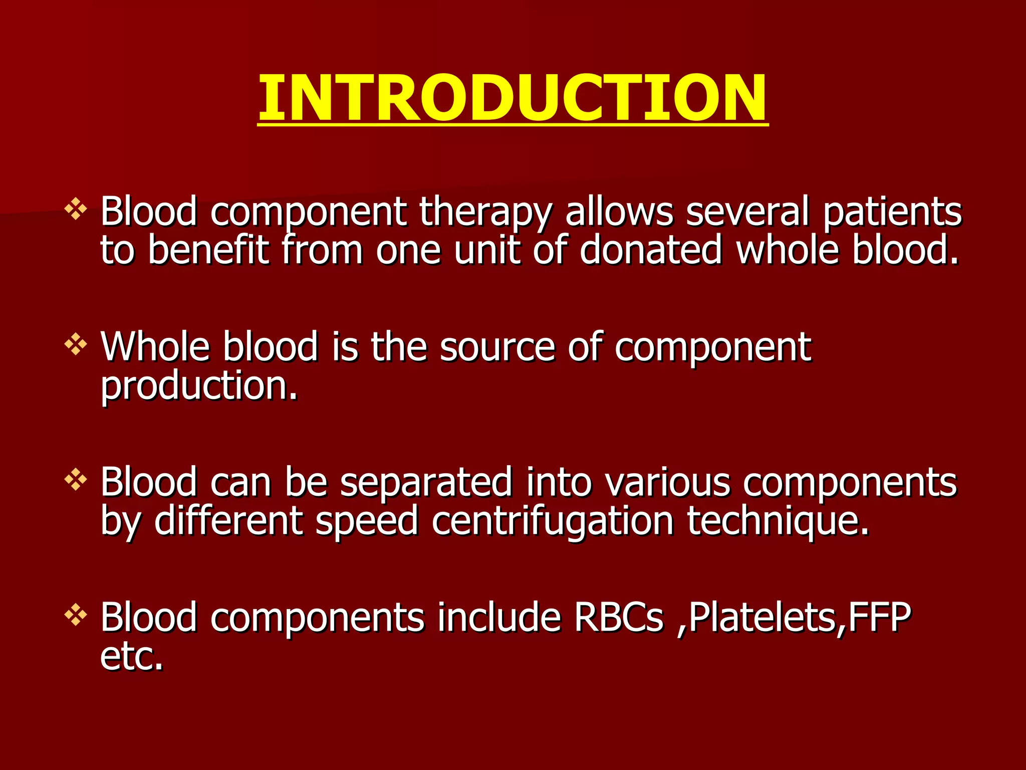 Blood Components | PPT