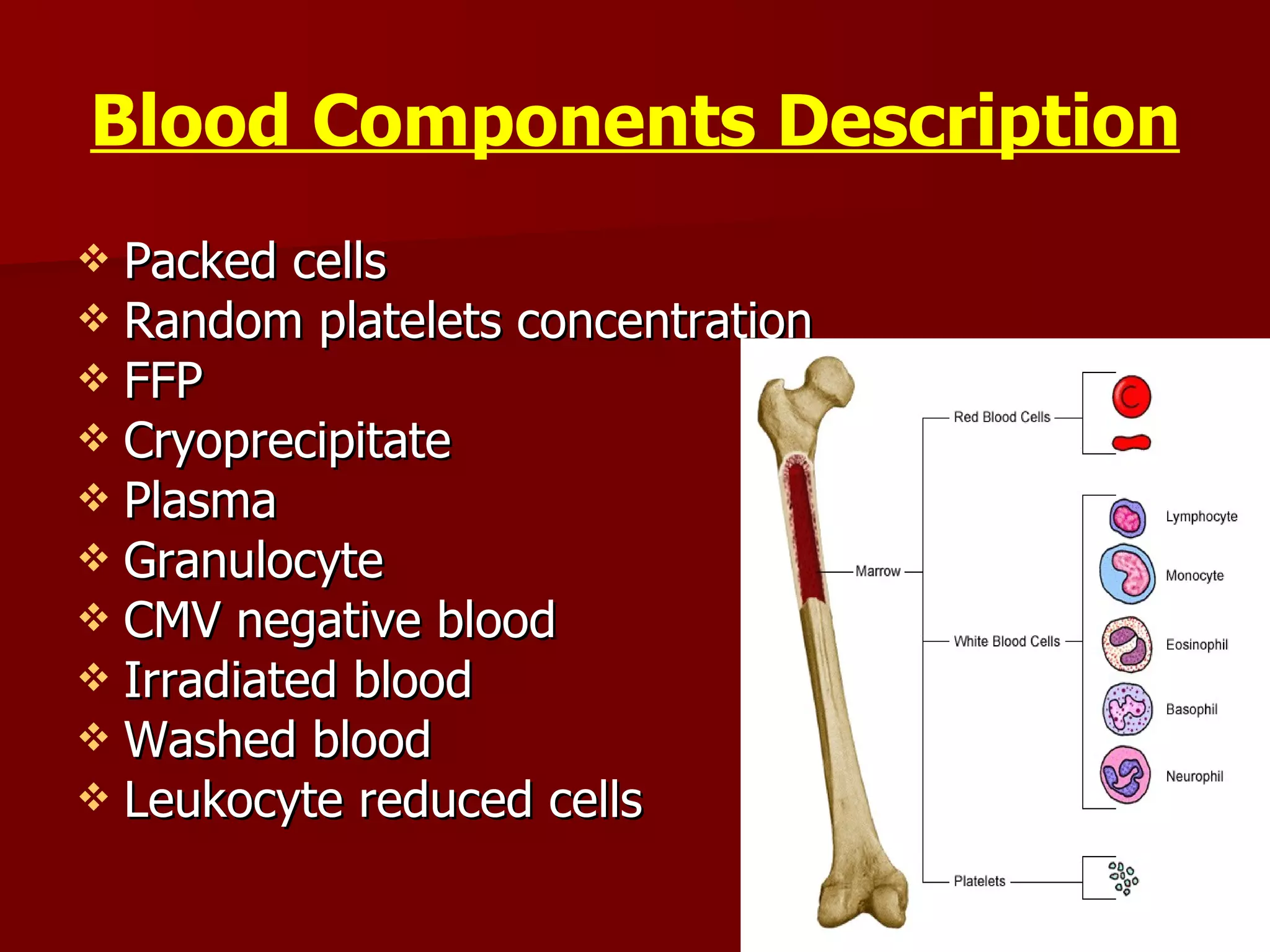 Blood Components | PPT