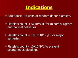 Blood Components | PPT