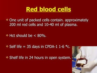 Blood Components | PPT