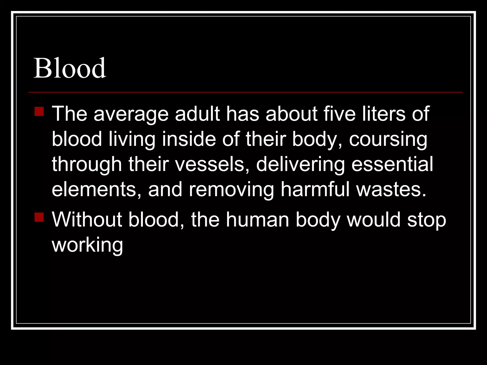 Blood components | PPT
