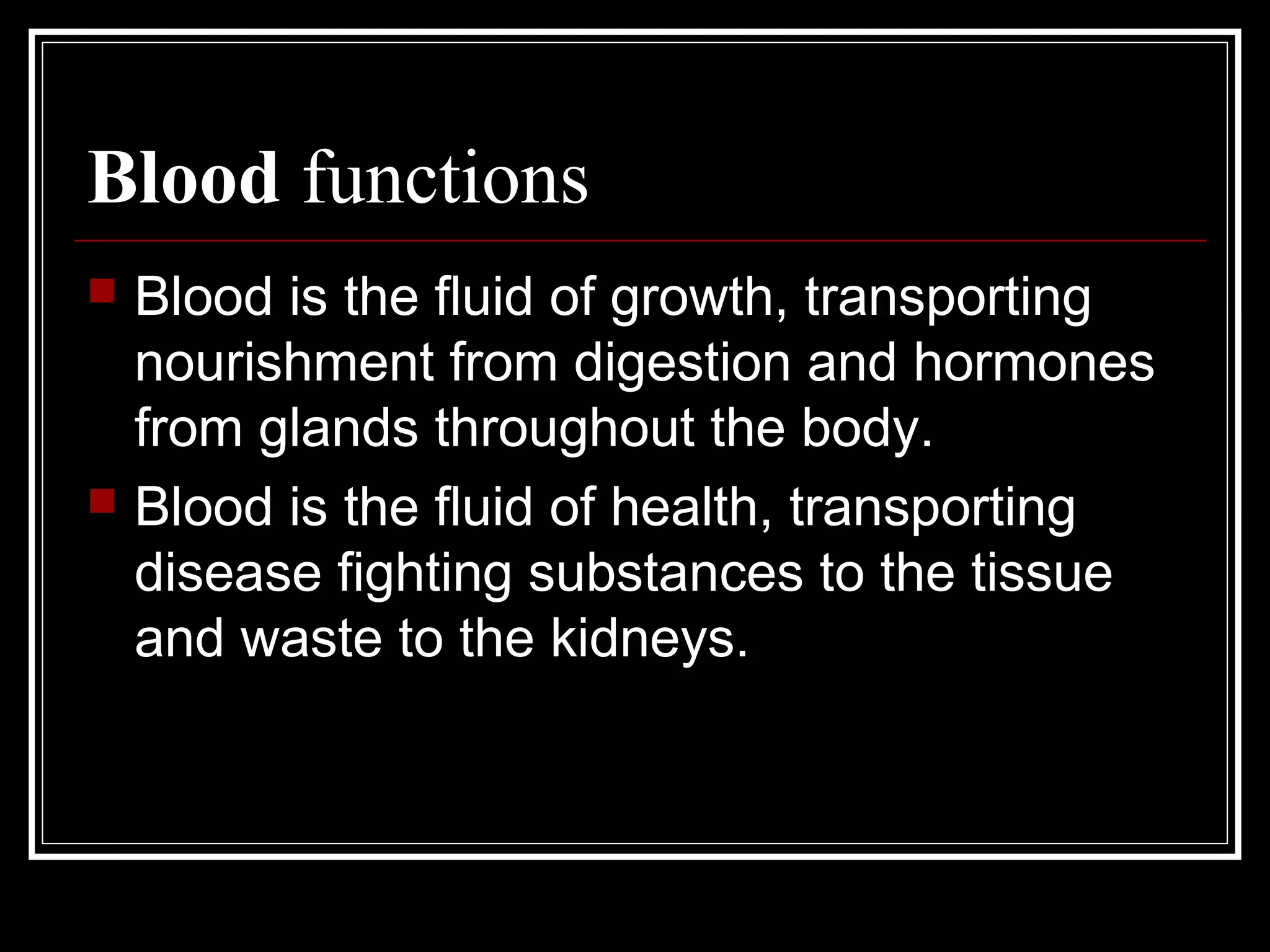 Blood components | PPT