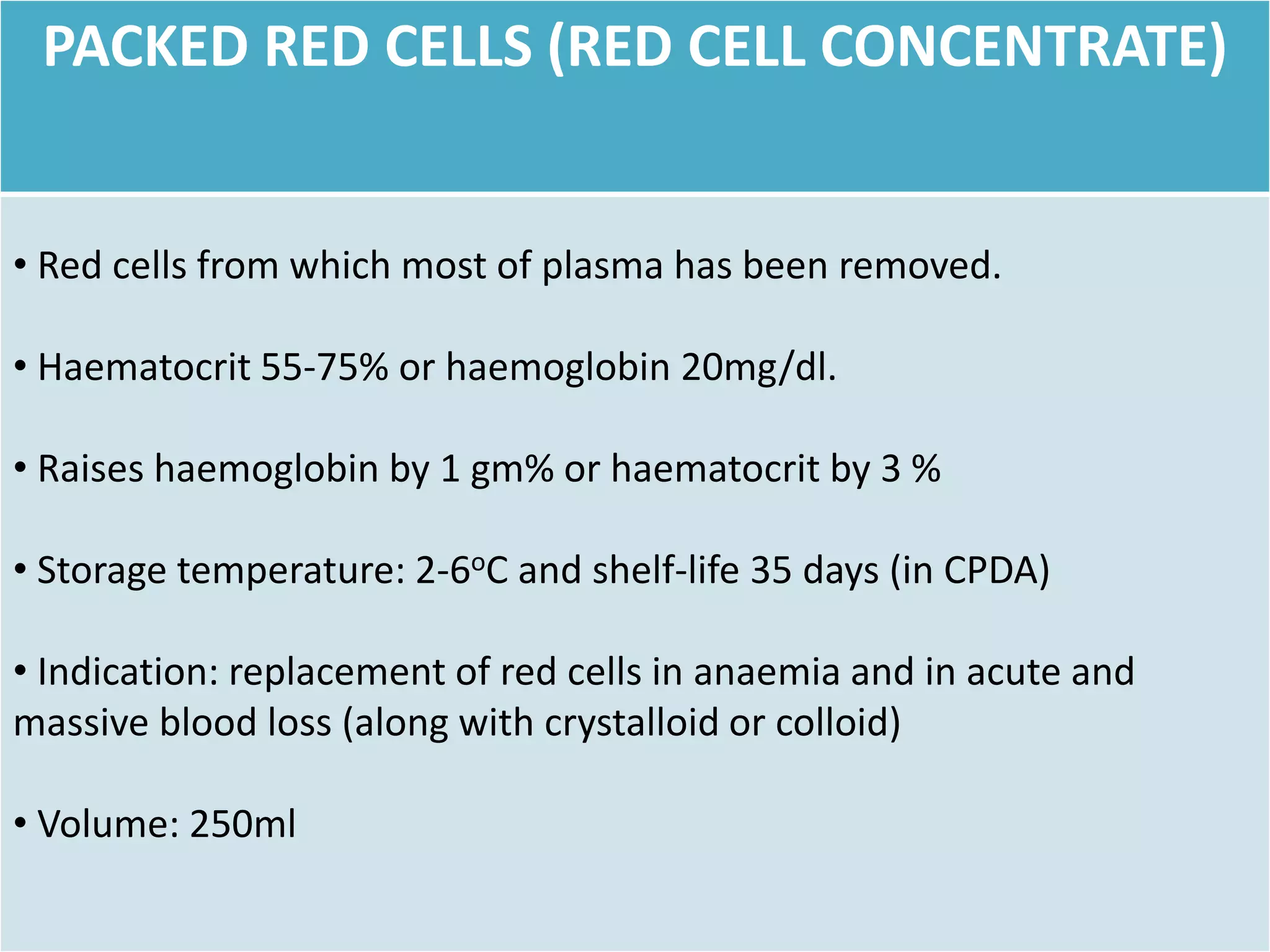 Blood components | PPTX