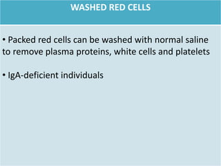 Blood components | PPTX