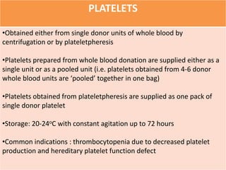 Blood components | PPTX