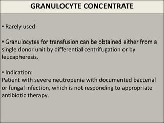 Blood components | PPTX