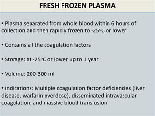 Blood components | PPTX