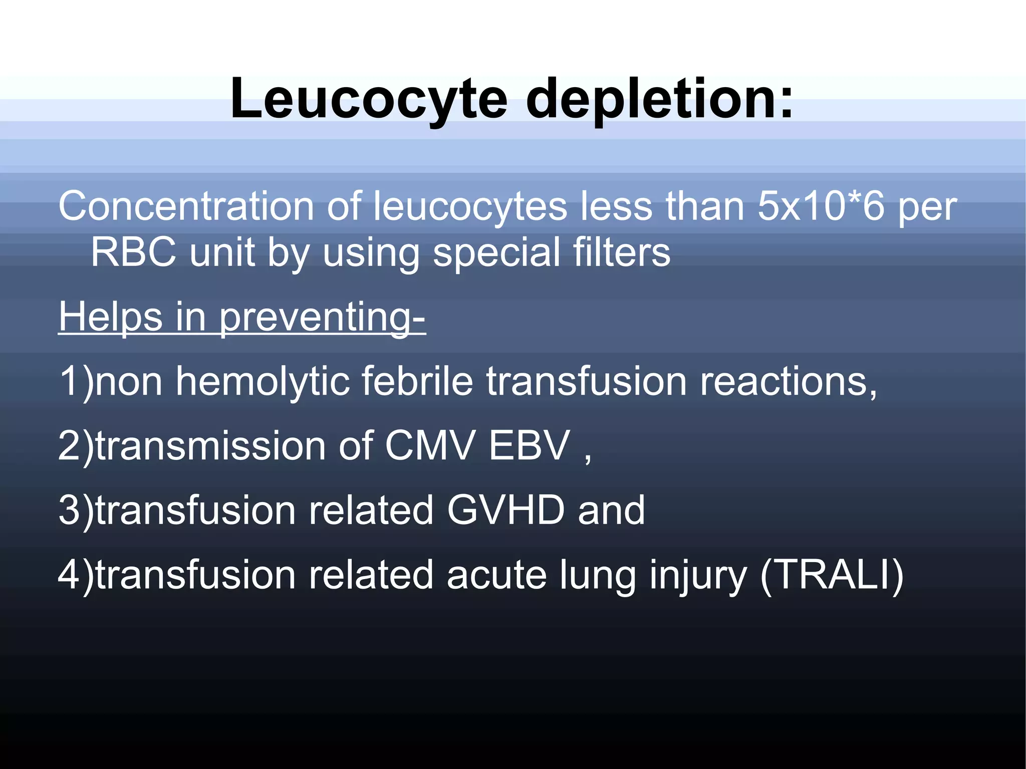 Blood components | PPT