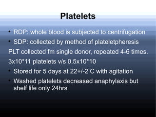 Blood components | PPT