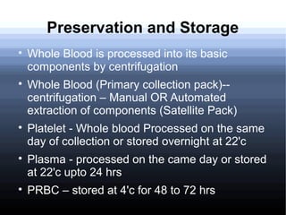 Blood components | PPT