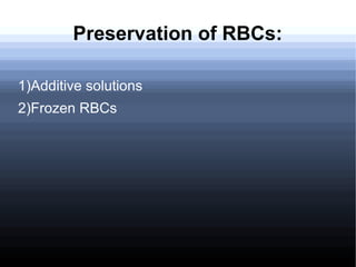 Blood components | PPT