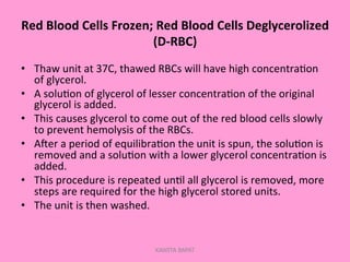 Blood components | PPT