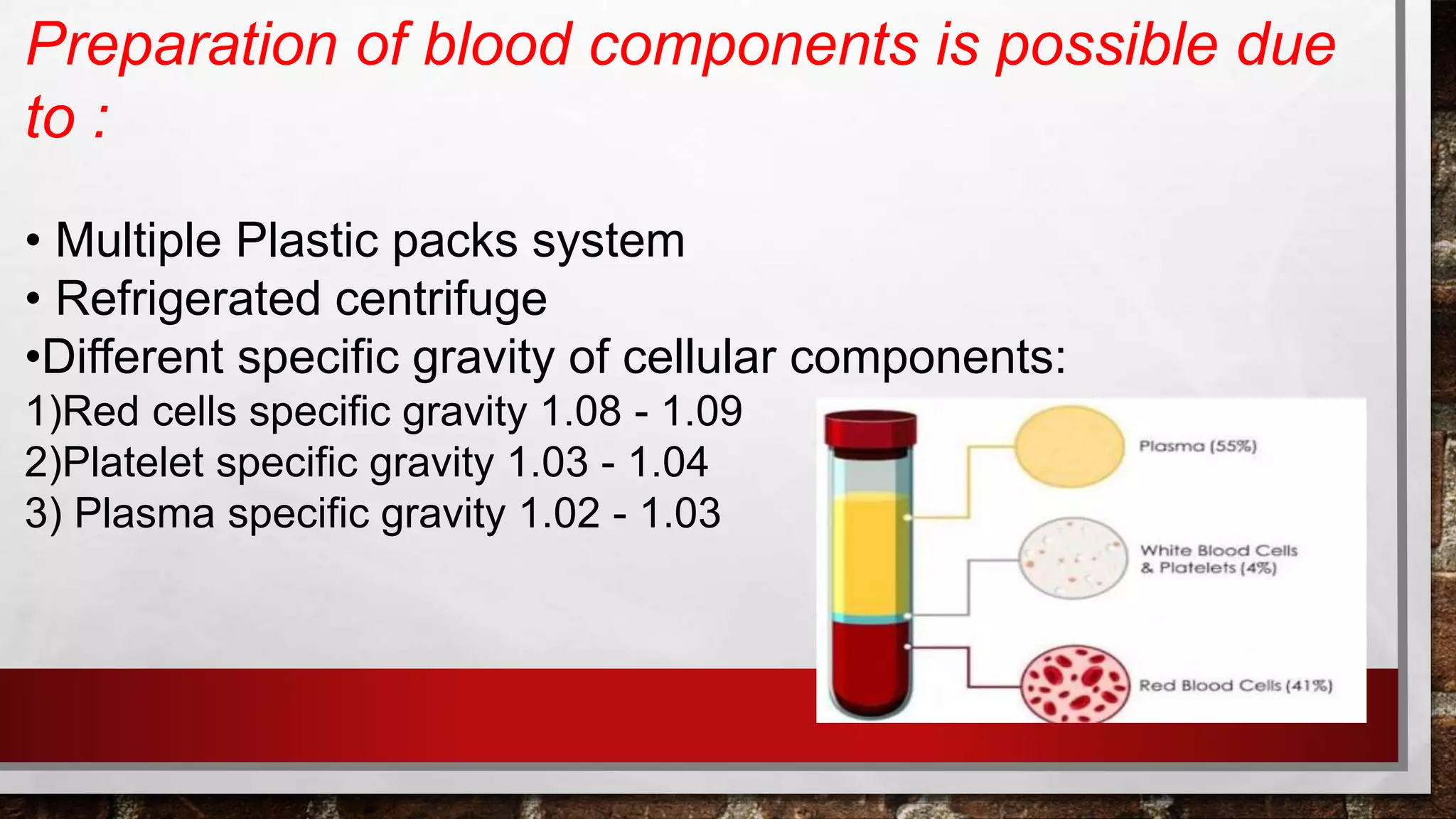 Blood components | PPTX