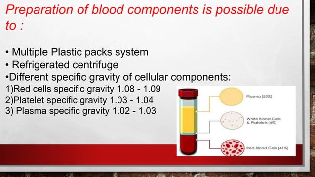 Blood components | PPT