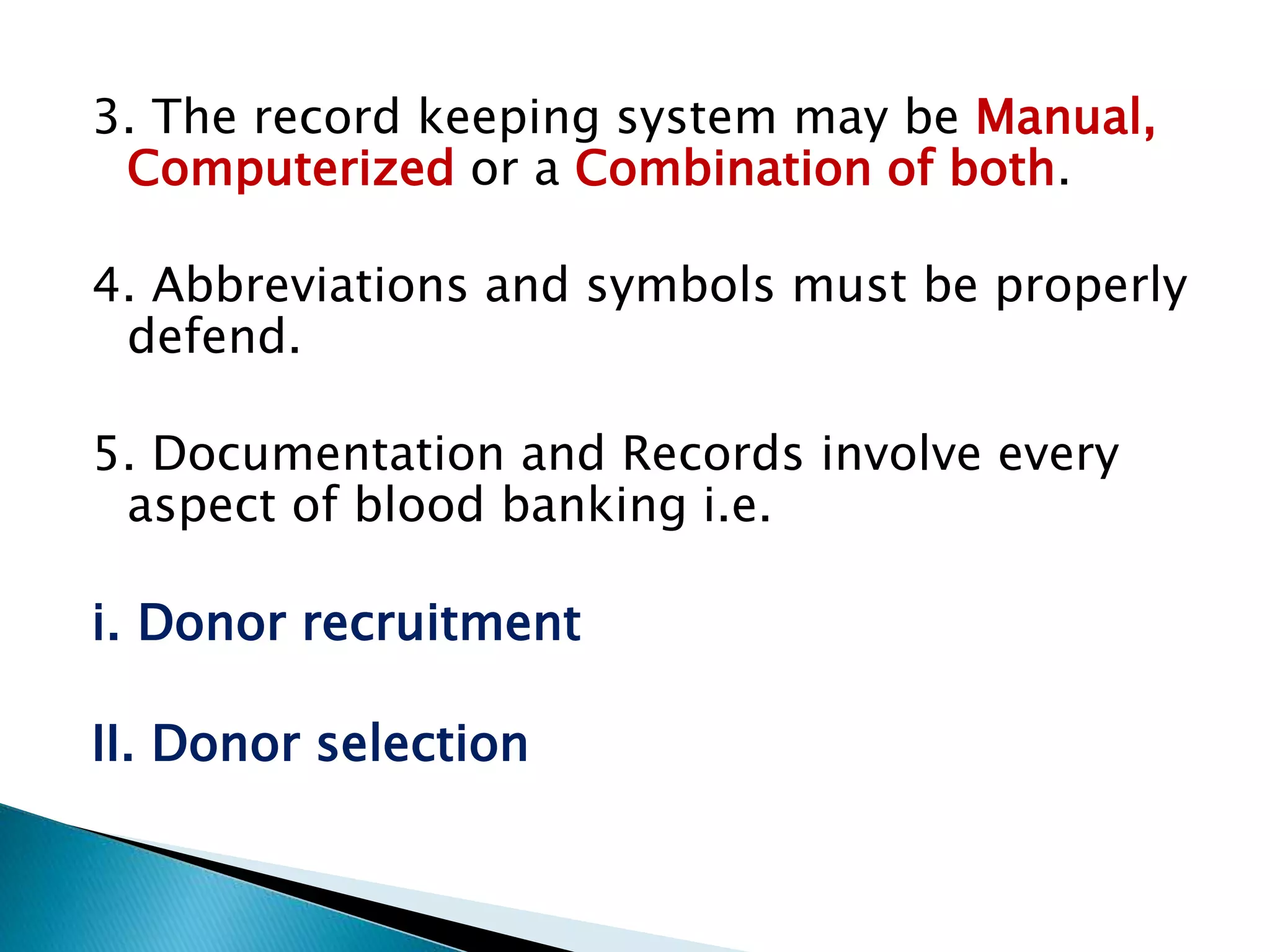 Blood component, sample collection, storage, preservation | PPTX