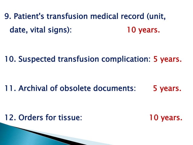 Blood component, sample collection, storage, preservation | PPTX