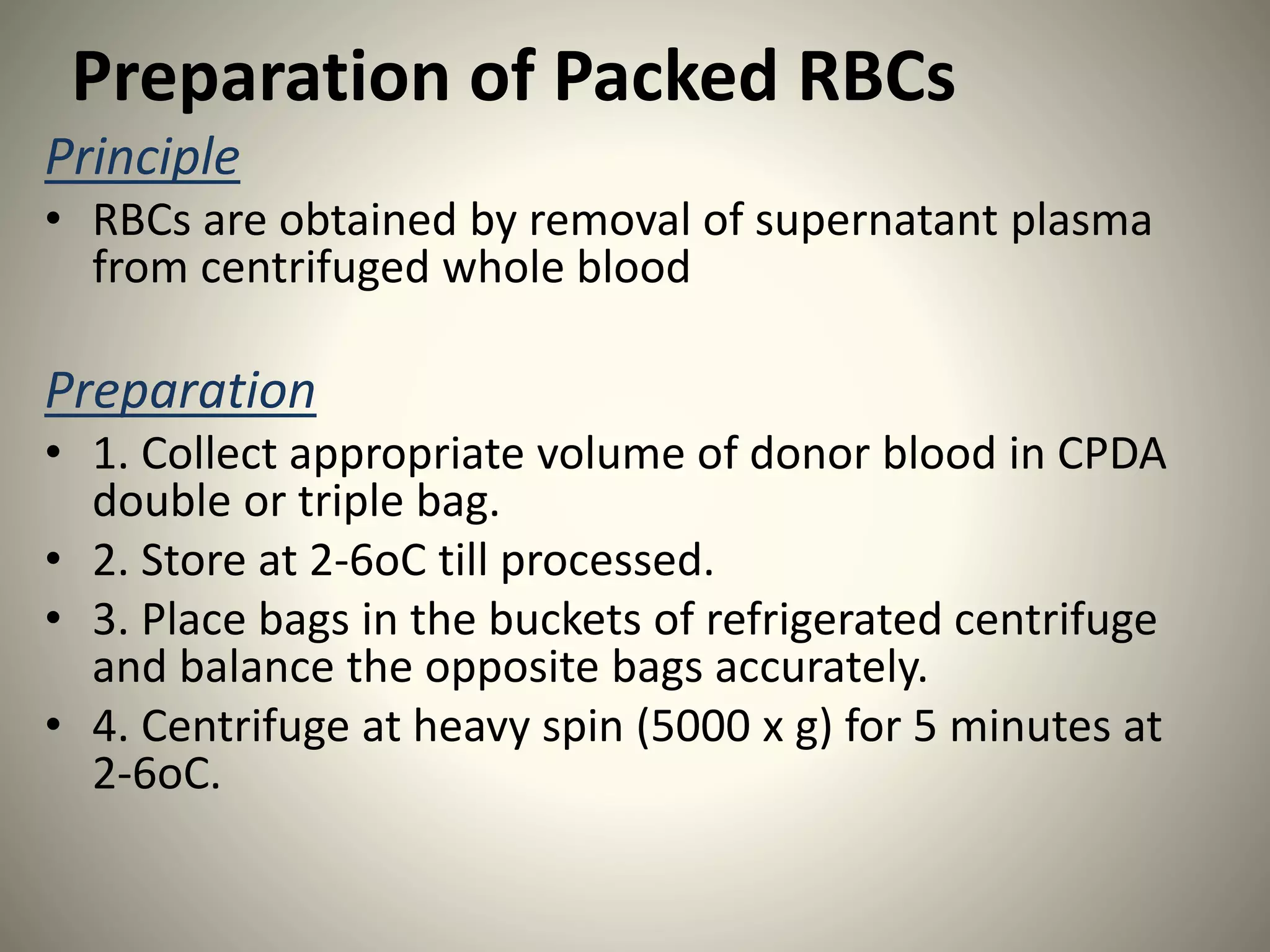Blood components and its uses | PPTX