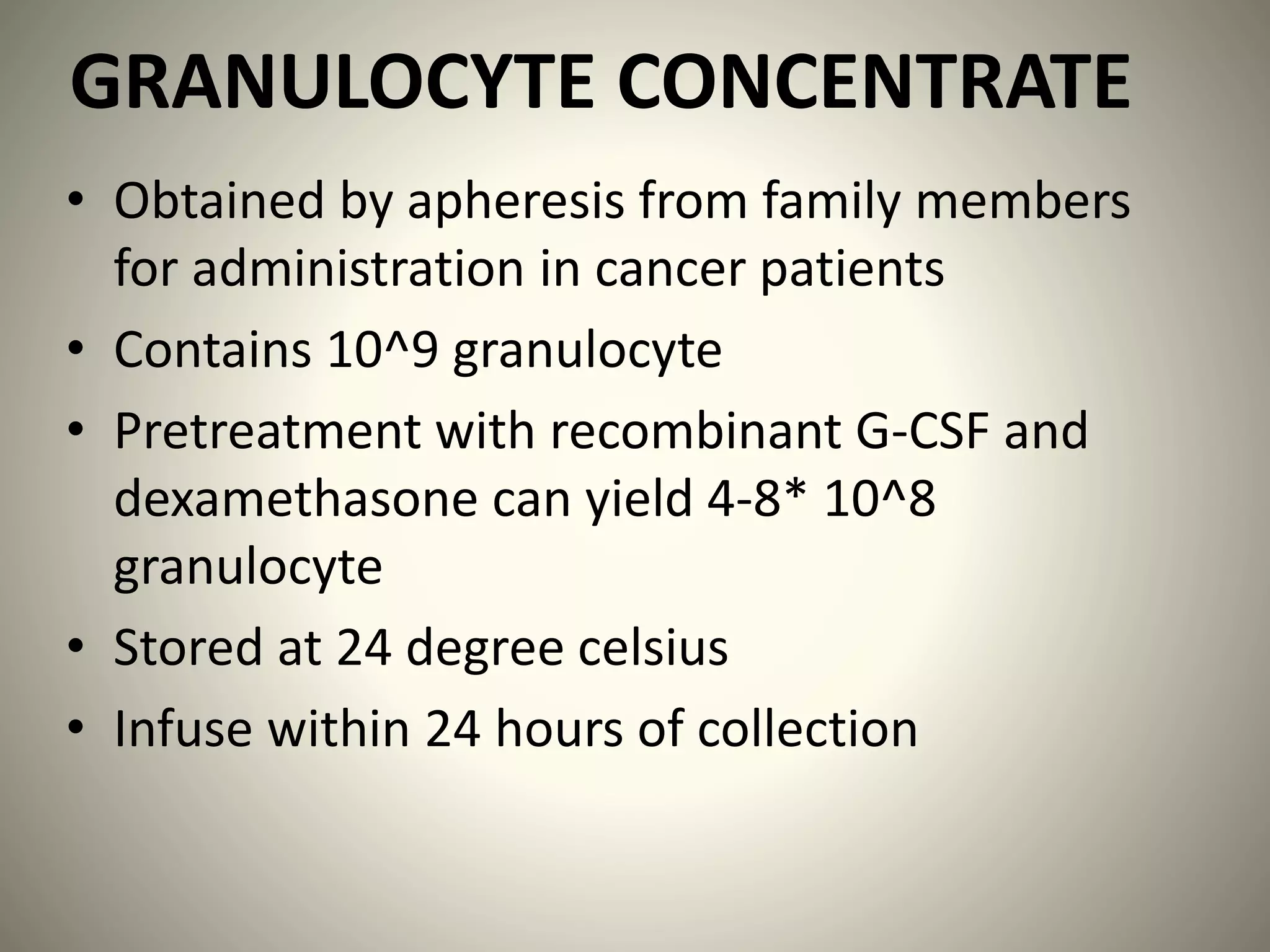 Blood components and its uses | PPTX
