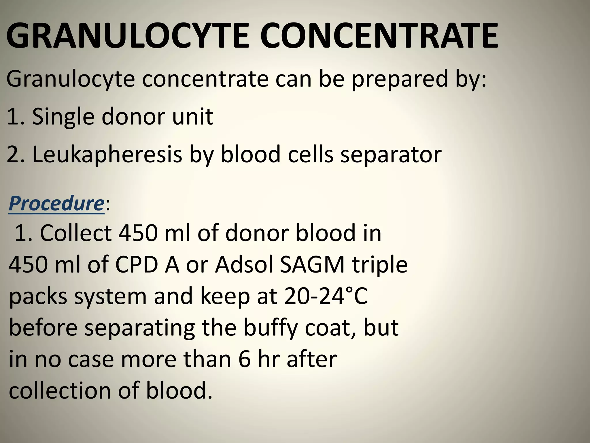 Blood components and its uses | PPTX