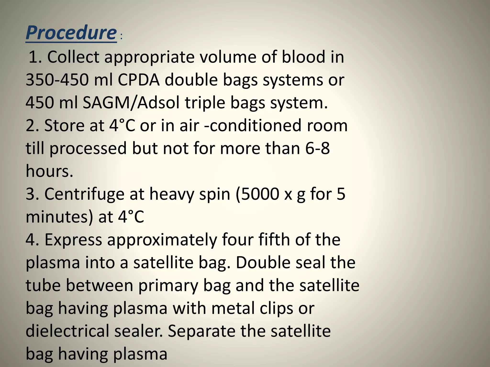 Blood components and its uses | PPTX