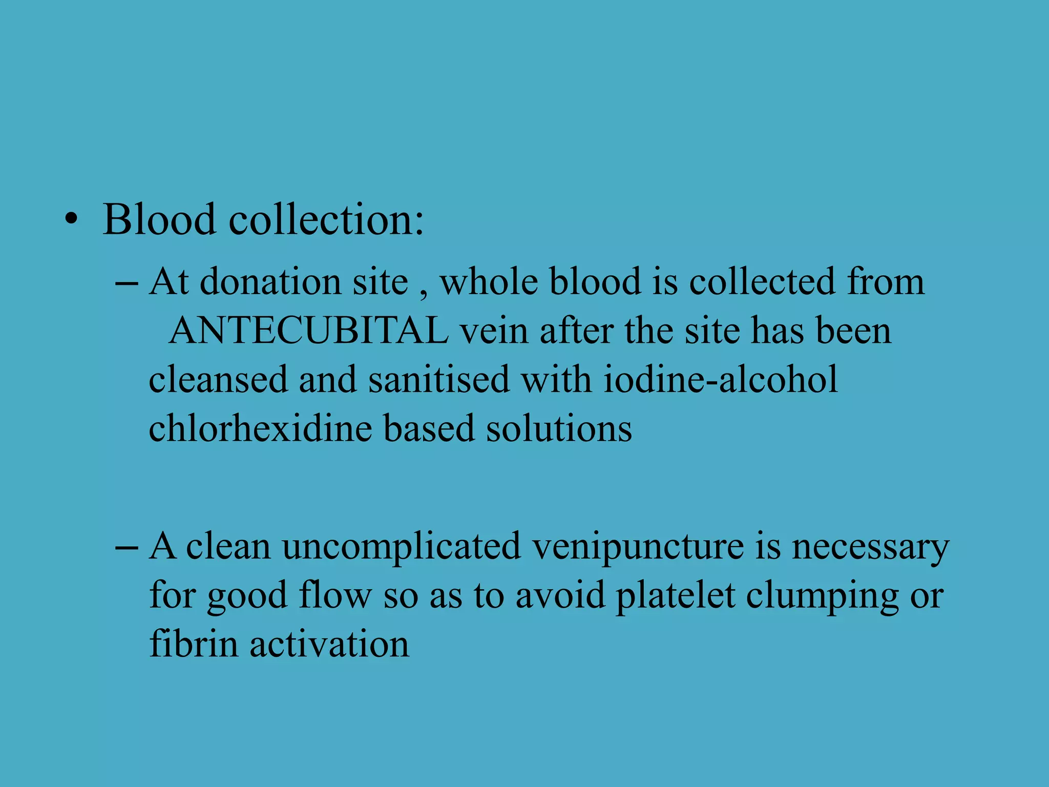 Blood components and preparation | PPTX