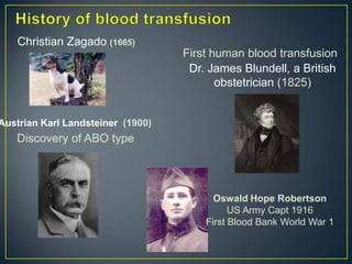 Blood components and transfusion reactions | PPSX