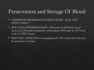 Blood_Components_BSc_Nursing PRBC FFP RDP | PPTX