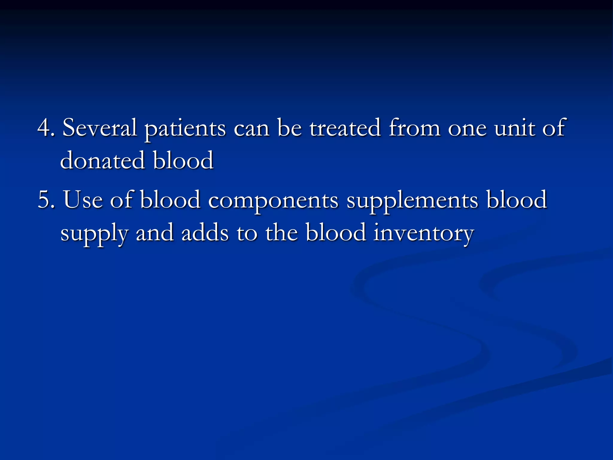 Blood components dosage and their administration | PPT