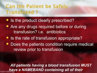 Blood components dosage_and_their_administration fkh1 | PPT