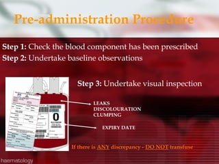 Blood components dosage_and_their_administration fkh1 | PPT