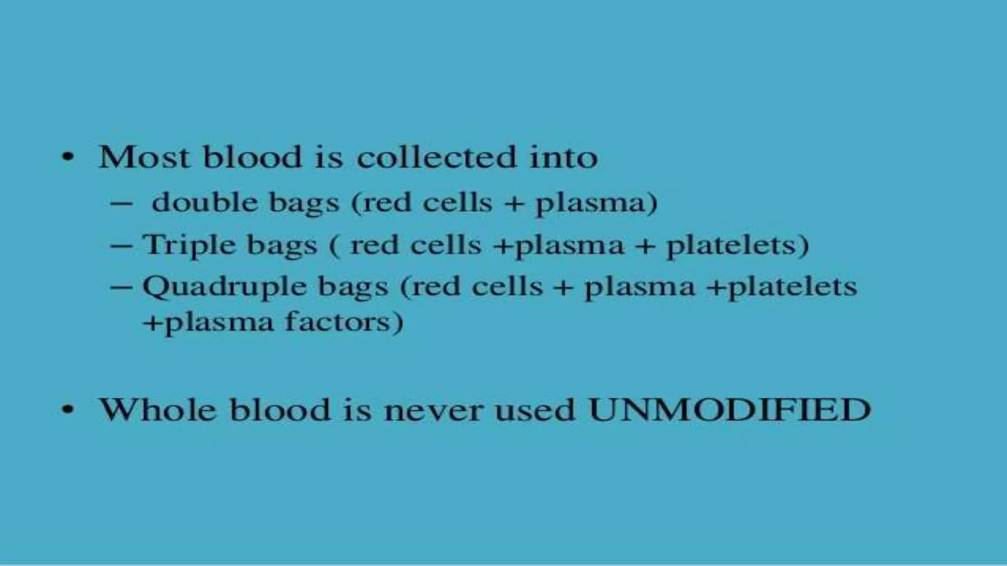Blood component separation | PPTX