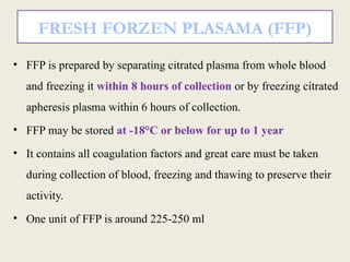 BLOOD COMPONENT SEPARATION and its use.pptx