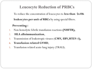 blood components @ neonates.ppt blood transfusion guidelines | PPT