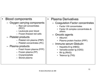 Blood components Plasma.ppt
