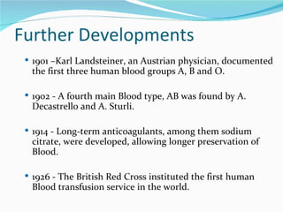Blood components preparation and therapeutic uses final | PPT