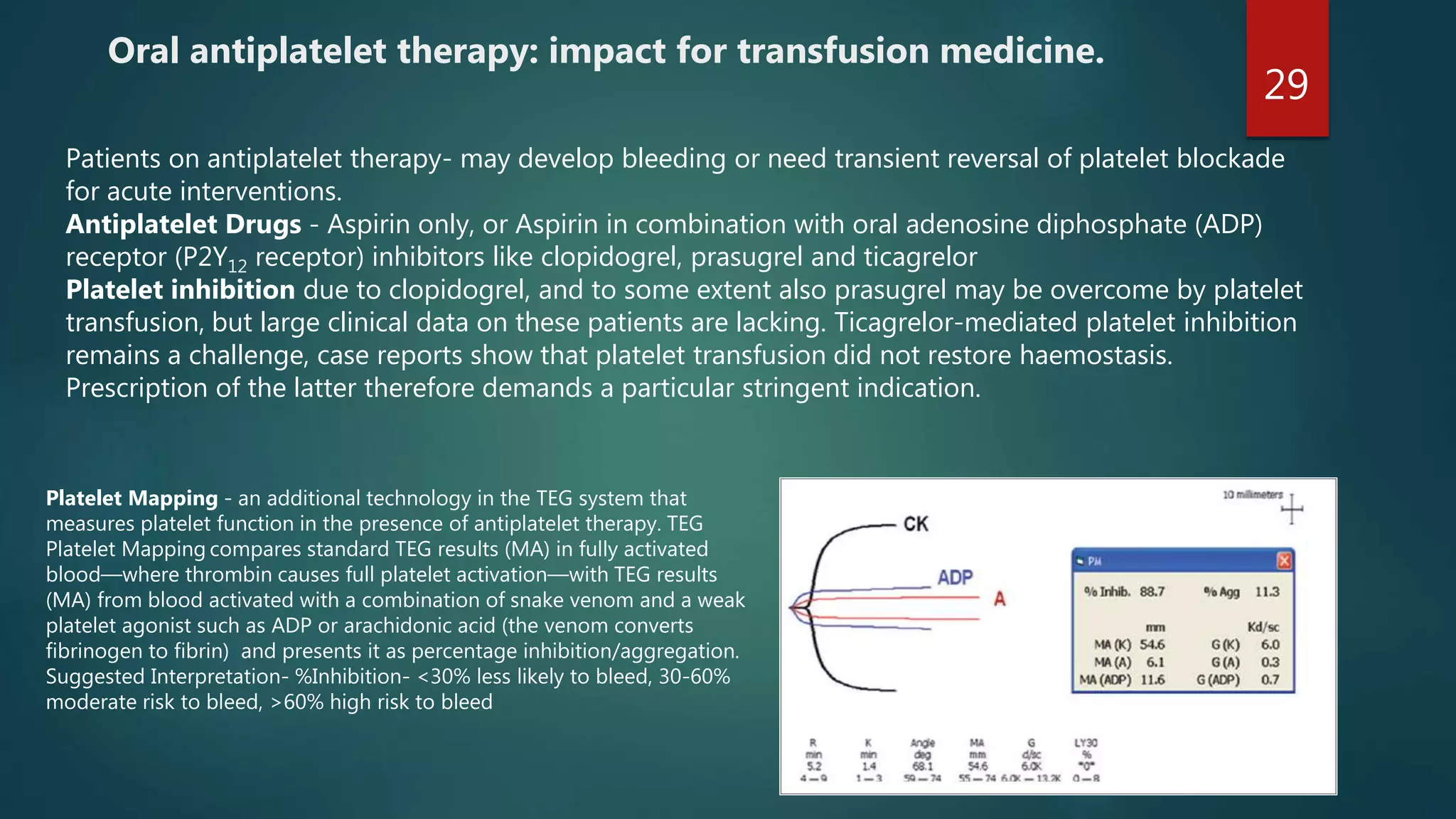 Blood components tranfusion guidelines update | PPTX
