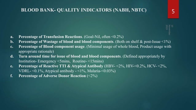 Blood components tranfusion guidelines update | PPTX