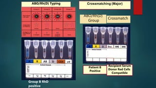 Blood components tranfusion guidelines update | PPTX