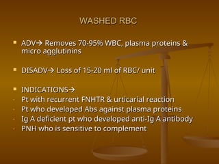 BLOOD COMPONENT THEARAPY disease related boold components.ppt